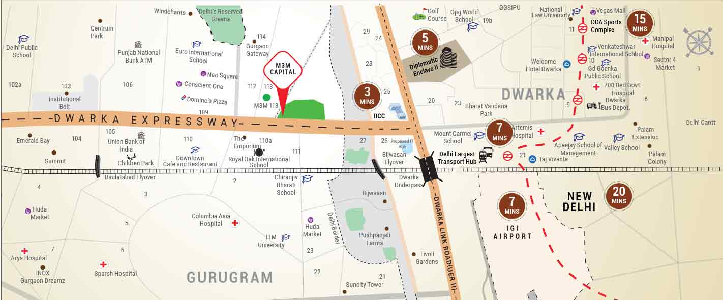 M3M Capital Sector 113, Dwarka Expressway, Gurgaon